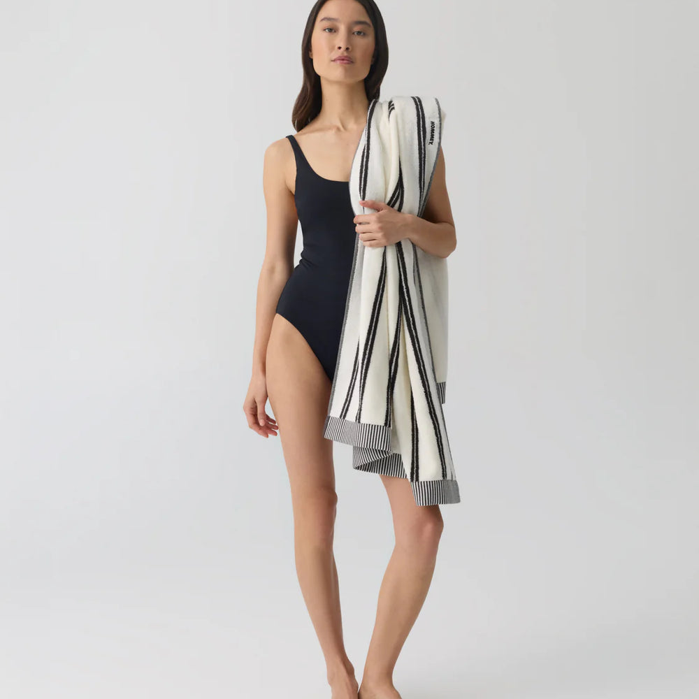 Hommey Beach Towel - Midnight | Furniture by Design NZ – FurniturebyDesign.