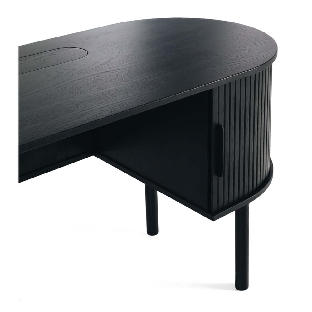 Palliser Desk Black Oak - Elegant and Functional – FurniturebyDesign.