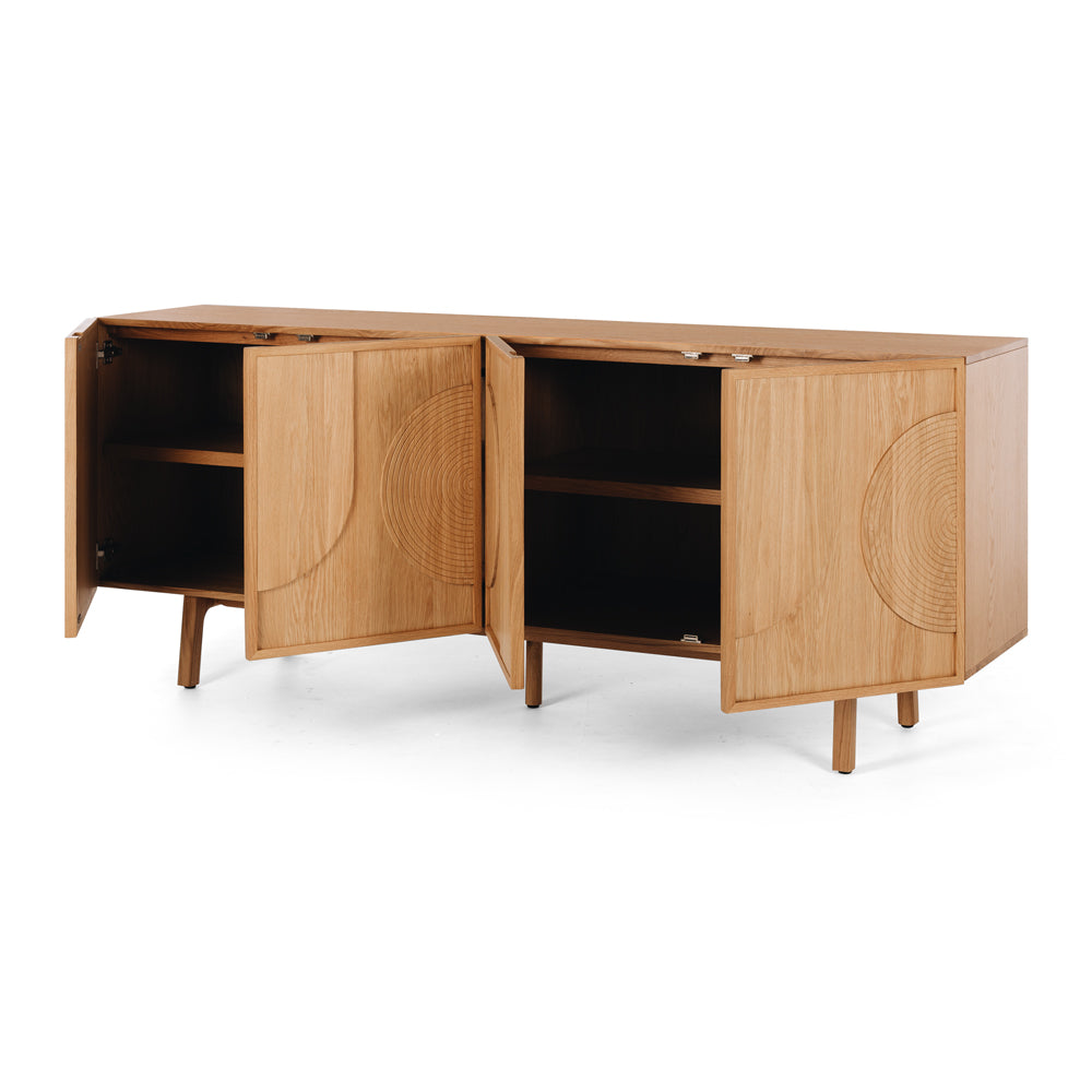 Arc Oak Sideboard NZ | 200cm Sideboard