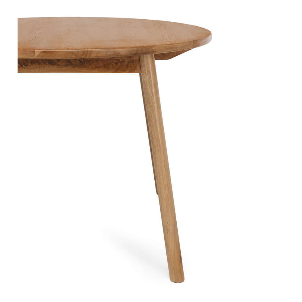 Reeves Round Dining Table 100cm | Solid Smoked Oak Dining Table NZ