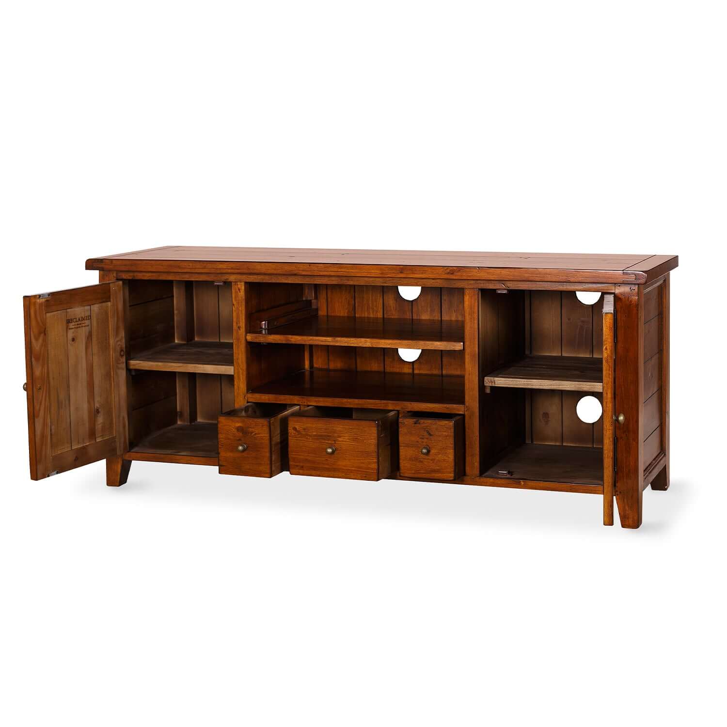 Irish Coast TV Unit NZ | Reclaimed Timber Entertainment Unit