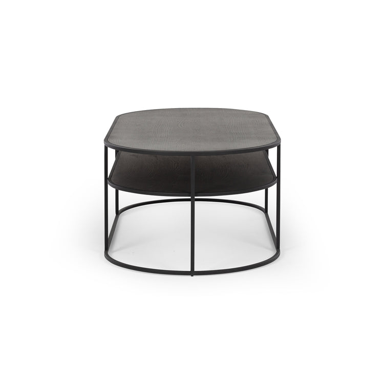 "Black Oak Coffee Table"-Deco Coffee Table-FurniturebyDesign.
