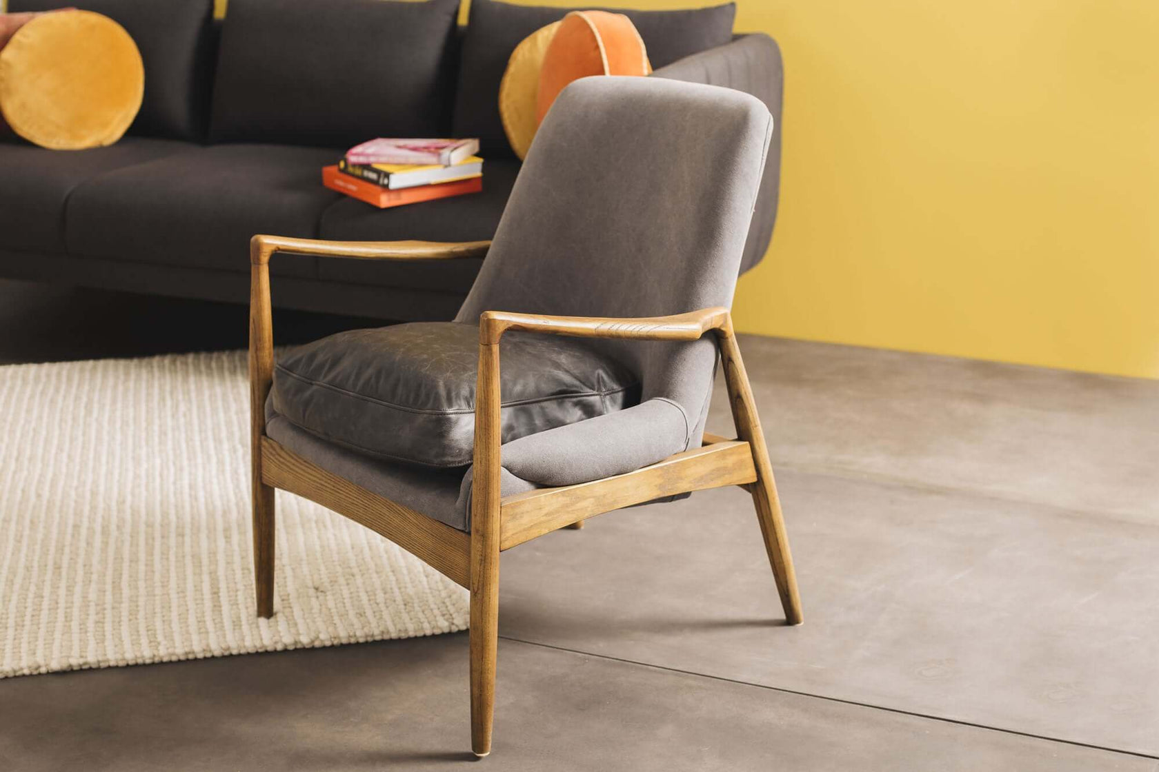 Buy Steiner Armchair Cognac Leather | Stylish Comfort – FurniturebyDesign.